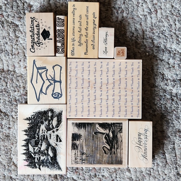 Office | Graduation Thank You Happy Anniversary Themed Stamps 1 Pieces ...